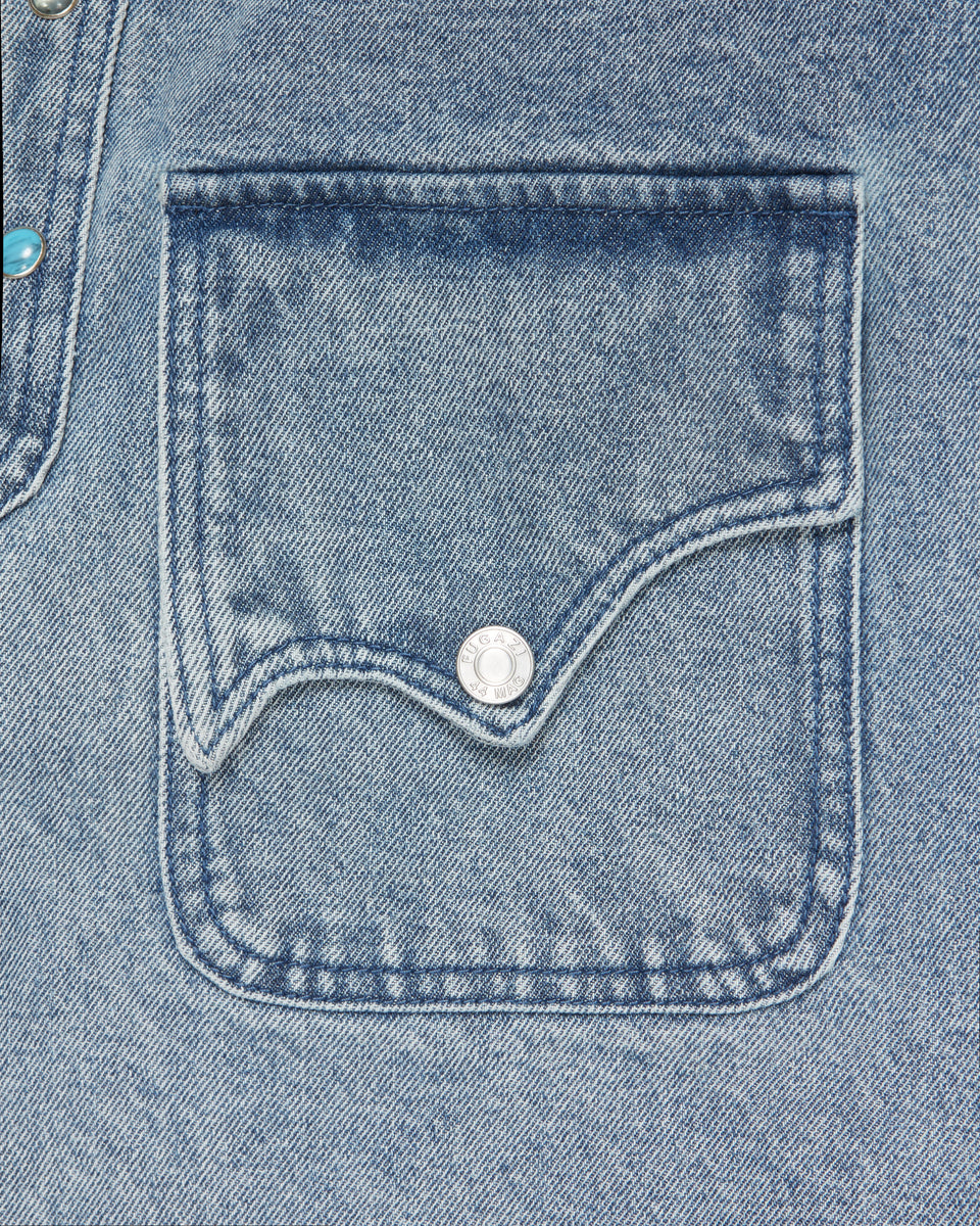 Ranger Denim Jacket Washed Indigo – FUGAZI®