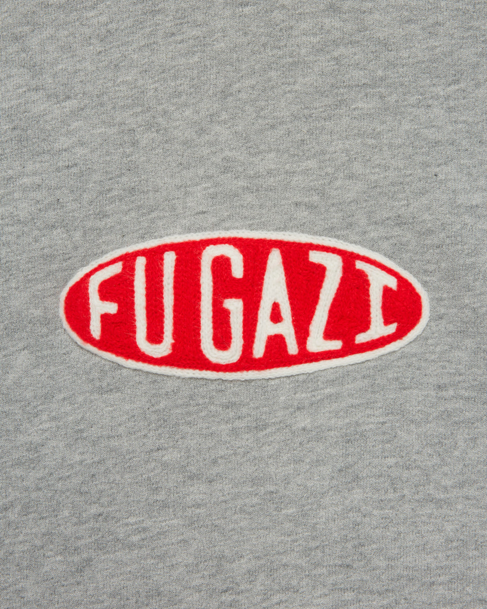 Chain Stitch Ogo Hoodie Grey – FUGAZI®