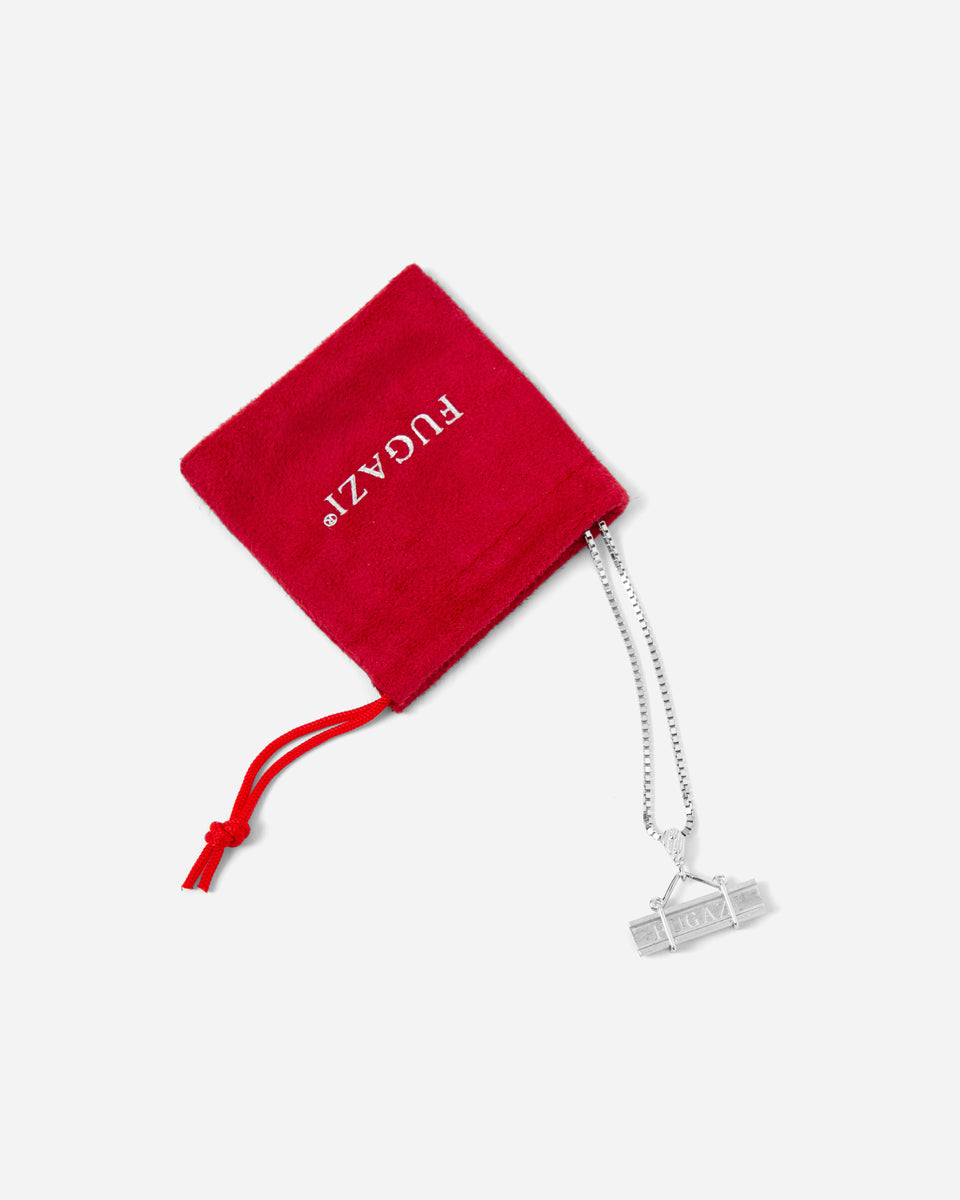 Beam Necklace White Gold – FUGAZI®